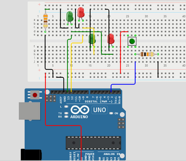Lesson 3: Building a Crossroad Traffic Light Circuit With Arduino - Samerli Lessons